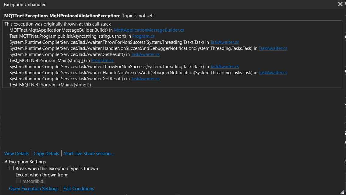 Publish message using alias topic · Issue #1025 · dotnet/MQTTnet · GitHub