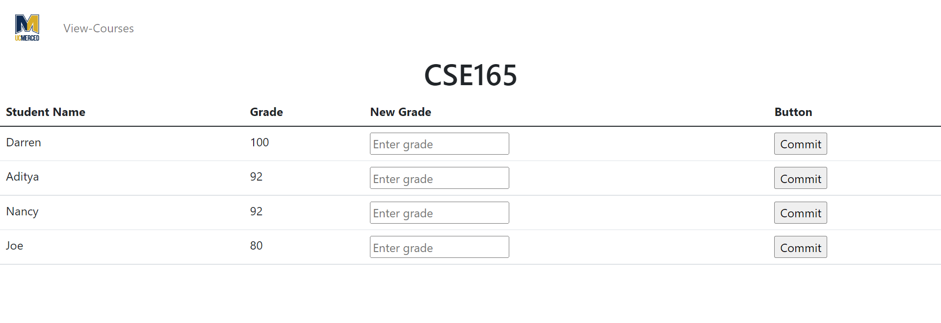 GitHub - iSJ007/ClassEnrollment: This is a class enrollment page