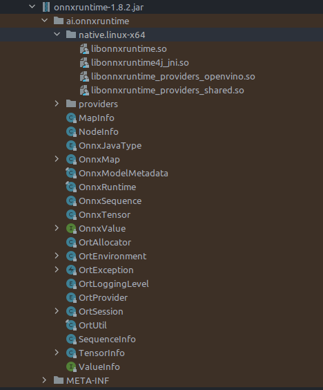 while OpenVINO as execution provider with onnxruntime in java and python get error Failed to ...