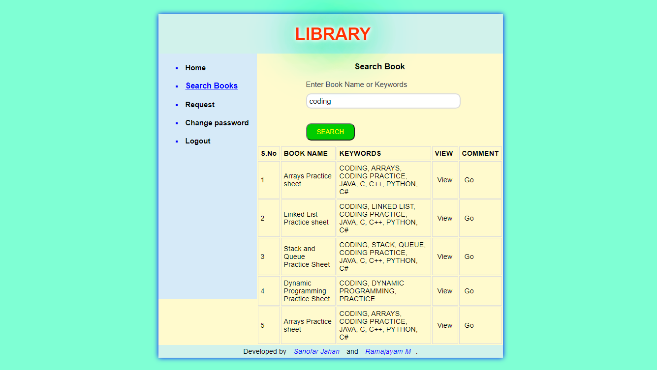 GitHub - Ramajayam-007/e-Library: An e-Library website development ...