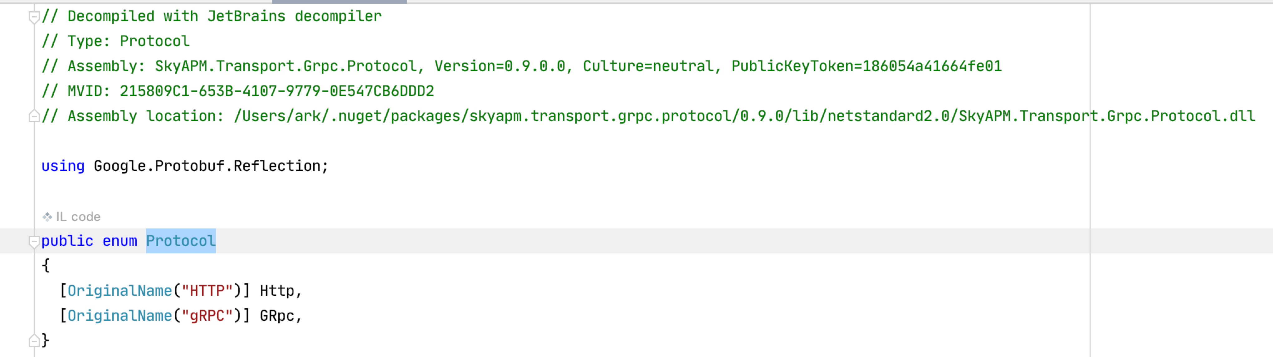 SkyAPM 0.9.0 枚举Protocol问题 · Issue #298 · SkyAPM/SkyAPM-dotnet · GitHub