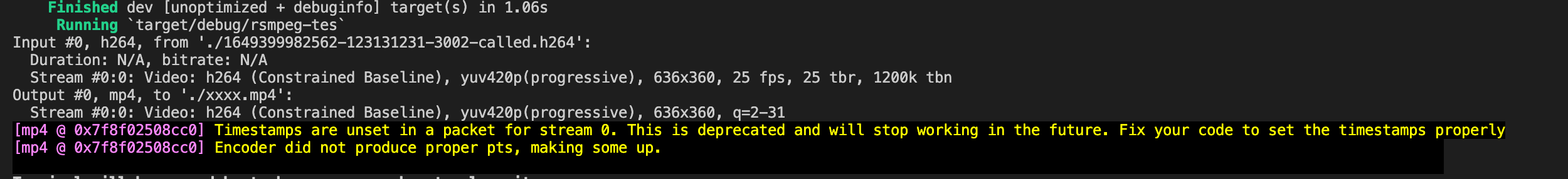重新封装，不做解编码 · Issue #86 · larksuite/rsmpeg · GitHub