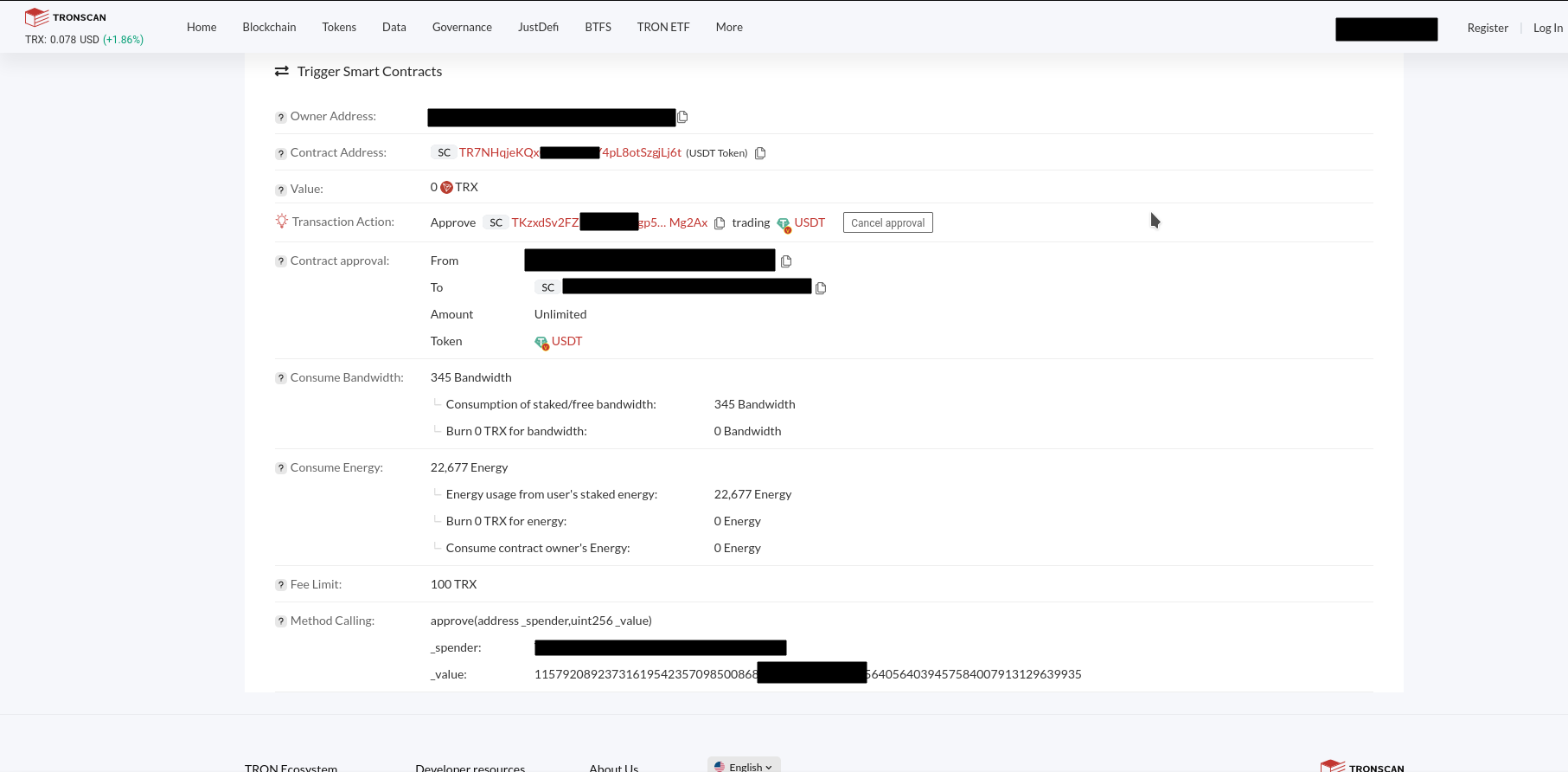 UI issue with Approve trading on Tron network tokens and SunSwap · Issue #4558 · LedgerHQ/ledger ...