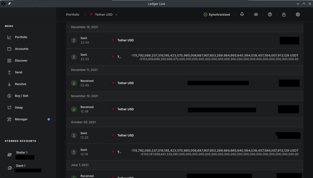 UI issue with Approve trading on Tron network tokens and SunSwap · Issue #4558 · LedgerHQ/ledger ...
