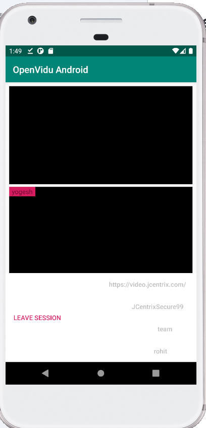 don't able to receive the video data in the android · Issue #644 · OpenVidu/openvidu · GitHub