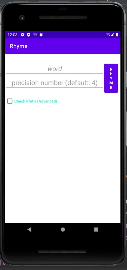 GitHub - dannyrussom/Rhyming-Words: find the rhyming words for your ...