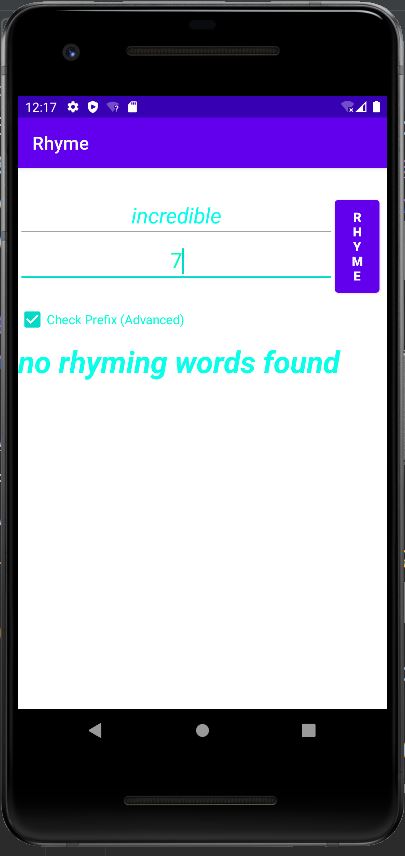 GitHub - dannyrussom/Rhyming-Words: find the rhyming words for your word of choice