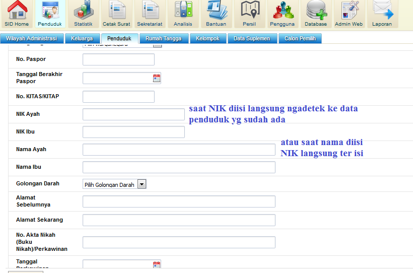 Data Orang Tua Saat Input Data Penduduk · Issue #734 · OpenSID/OpenSID ...