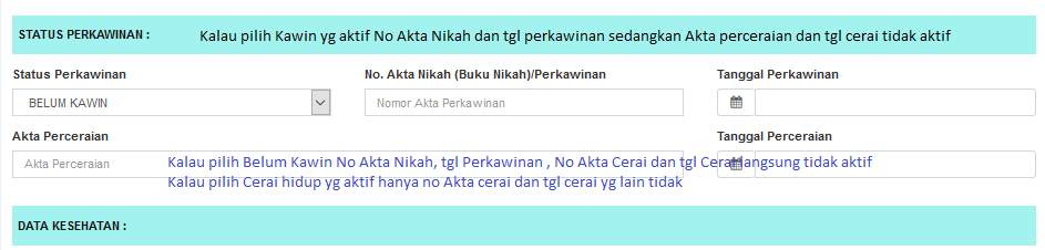 Status Kawin · Issue #1854 · OpenSID/OpenSID · GitHub