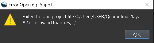 Cannot Open .osp file "invalid load key, '{'." · Issue #3123 · OpenShot/openshot-qt · GitHub