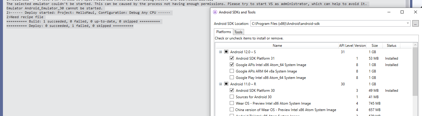 .Net MAUI [WinUI] - The Project does't know how to run the Profile Windows Machine · Issue #2633 ...