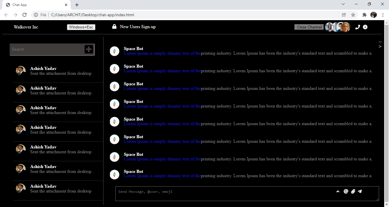 GitHub - shilpi-code/chat_app_layout