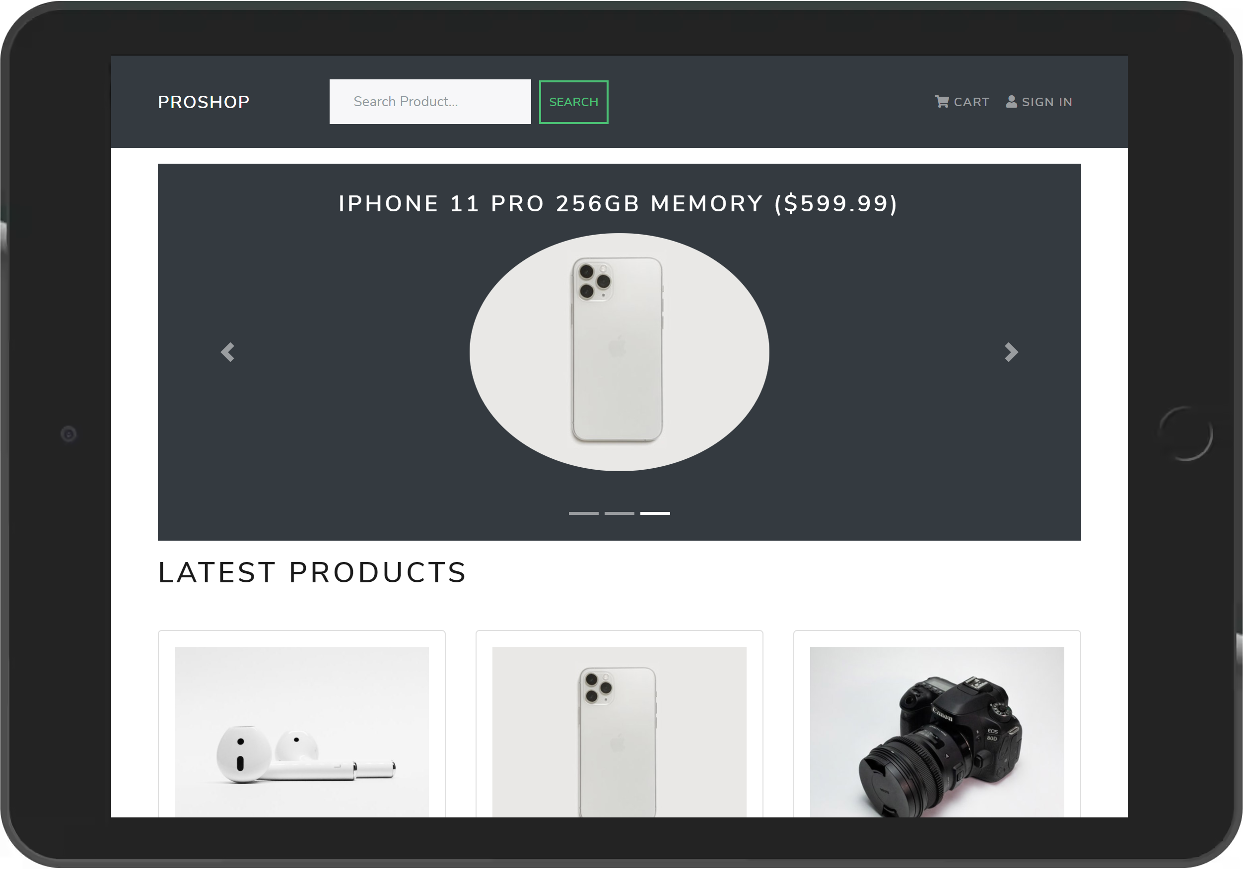 GitHub - Ereja/MERN-proshop: eCommerce webapp built using MERN
