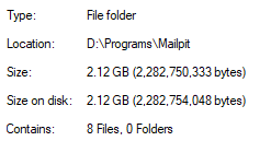 Harddrive storage size · Issue #8 · axllent/mailpit · GitHub