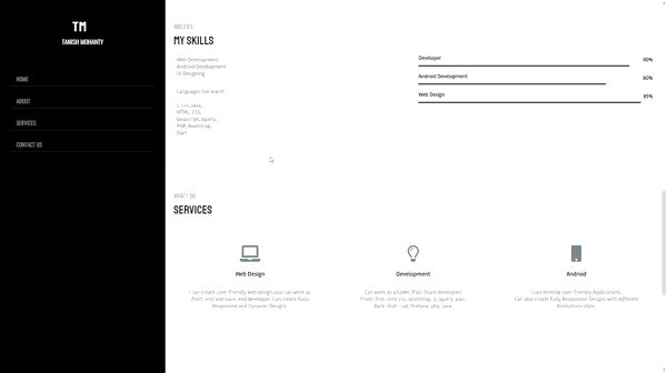 Github Tanishpvt Portfolio Portfoliowebdesign