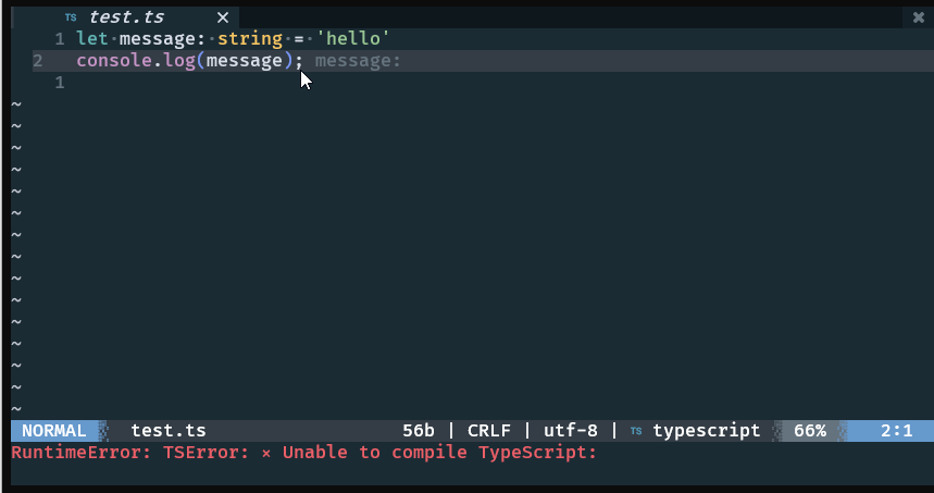 Cannot be used properly in ts files · Issue #185 · michaelb/sniprun · GitHub