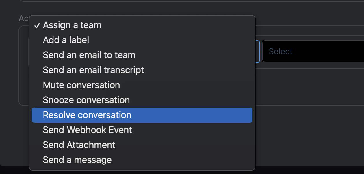 [CW-2013] feature: Automation System actions: add options for Pending status / Unassign agent ...