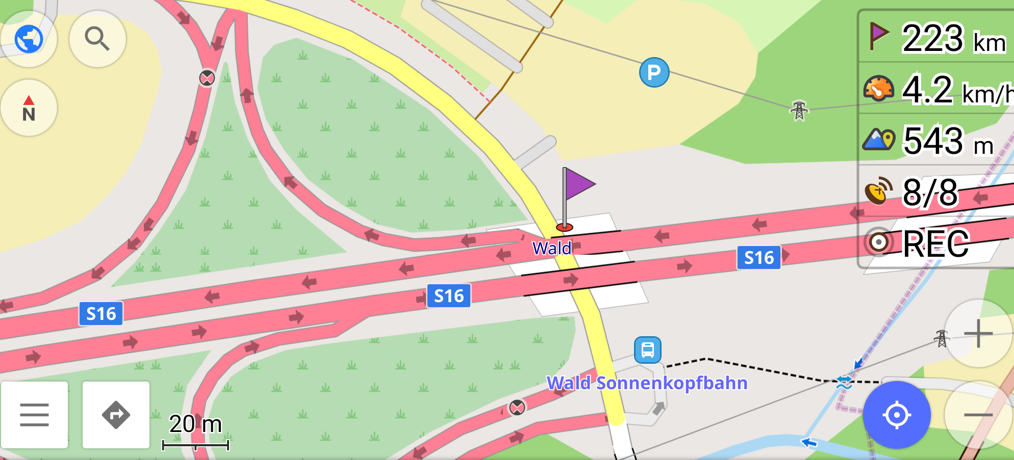 Graphic glitch: orthogonal dent and duplicate road appear beyond some ...