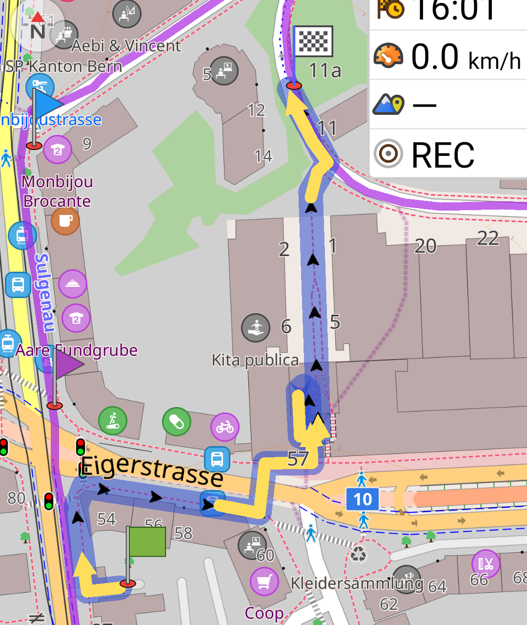 Bicycle Routing Osmand Navigates Through Sidewalk For A Short Segment · Issue 18306