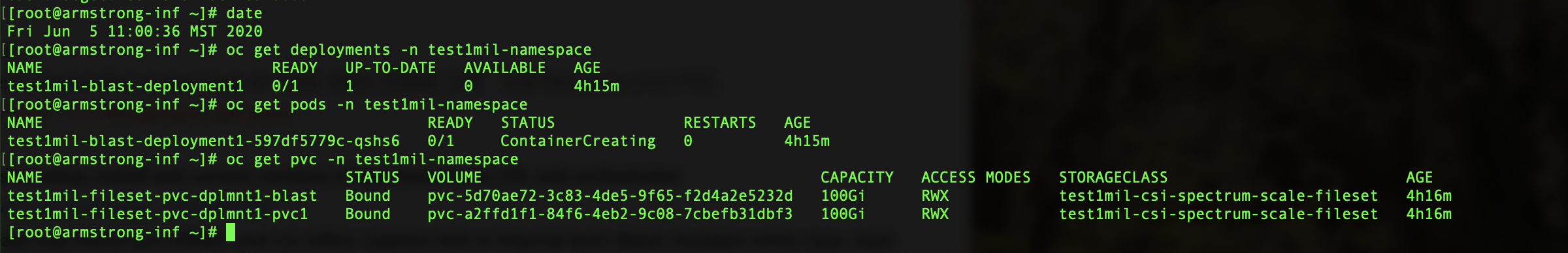 Pod Stuck in ContainerCreating Despite PVC Bound · Issue #223 · IBM/ibm-spectrum-scale-csi · GitHub