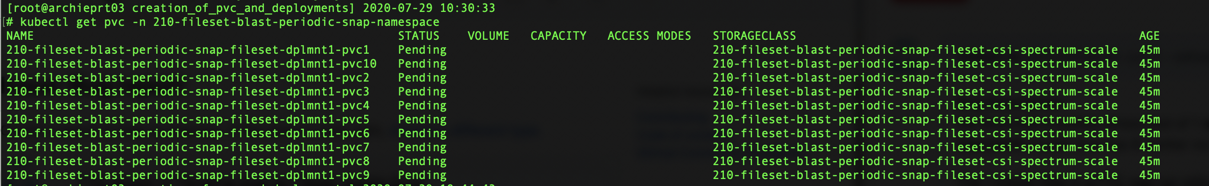 PVC Stuck in Pending Due to Fileset Quota Error · Issue #279 · IBM/ibm-spectrum-scale-csi · GitHub
