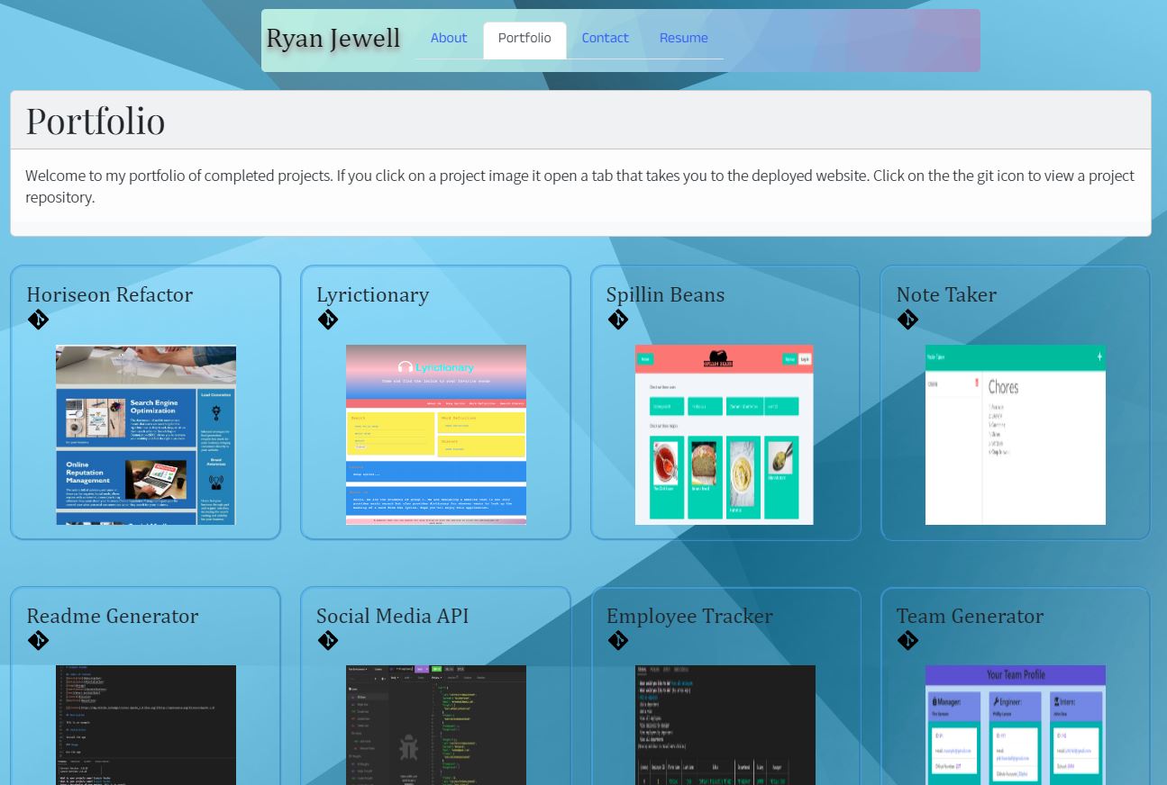 GitHub - Rjewell859/react-portfolio: Updated version of my-portfolio using react.