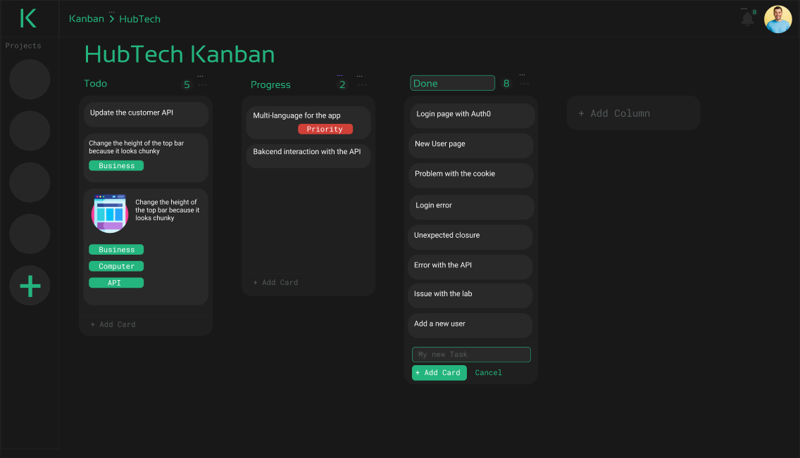 GitHub - Kardow/kardow-app: Kardow is a project management application to easily tracks and add ...