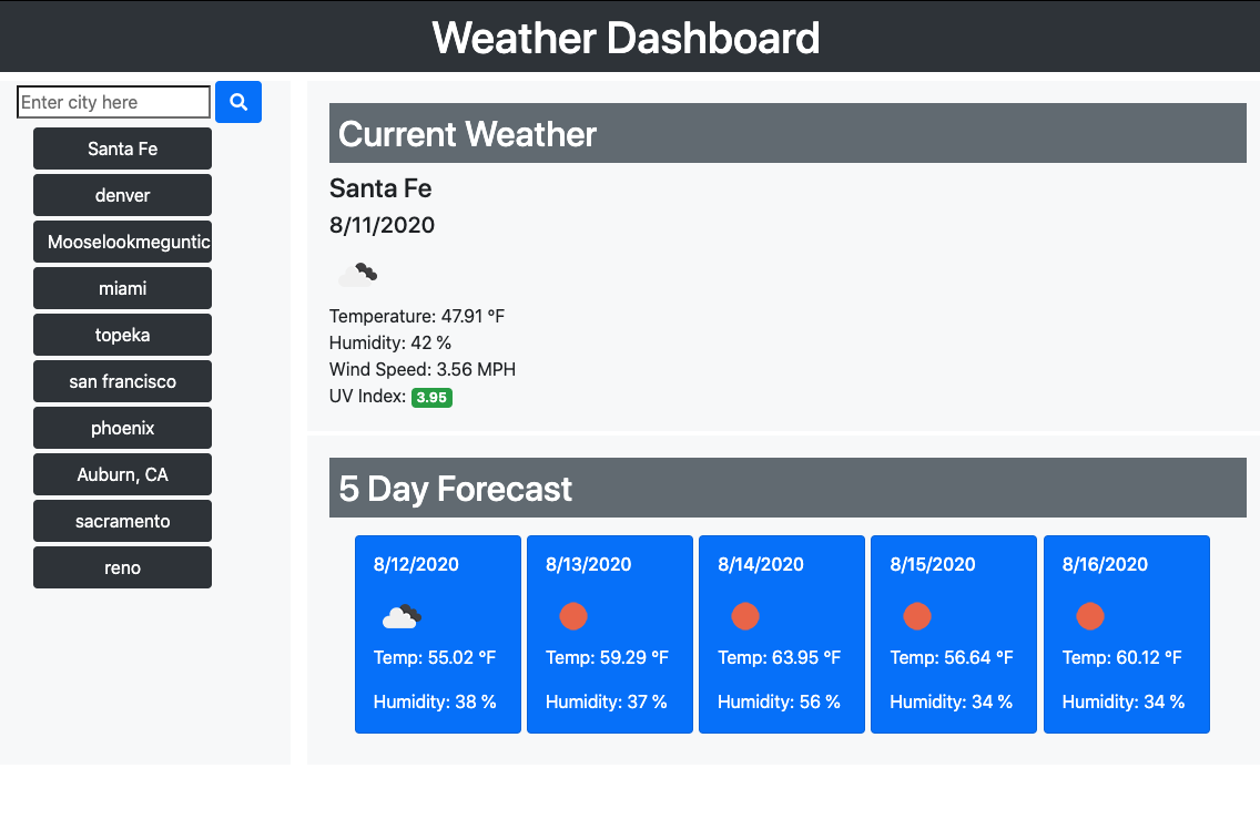 GitHub - joeschlick/Weather-Dashboard: Joe Schlick's week 6 homework ...