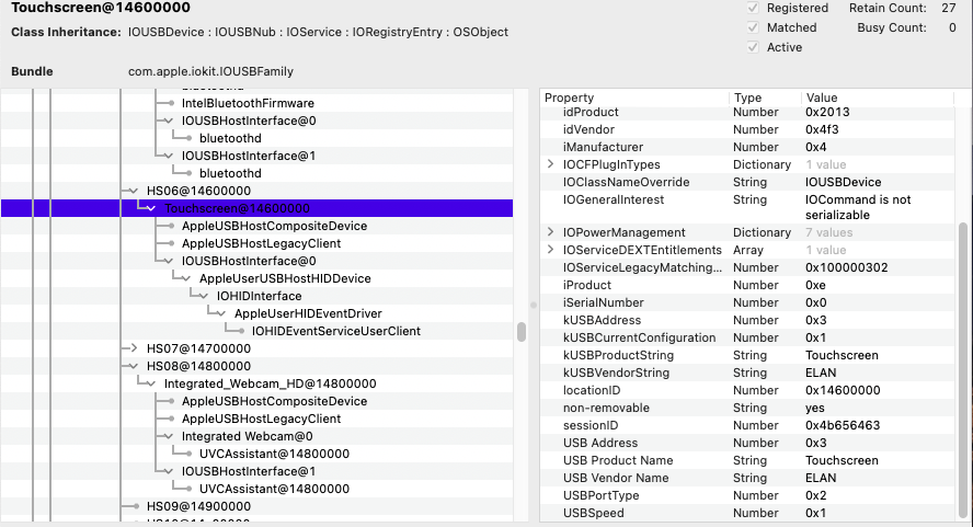 ELAN TouchScreen not working · Issue #481 · VoodooI2C/VoodooI2C · GitHub