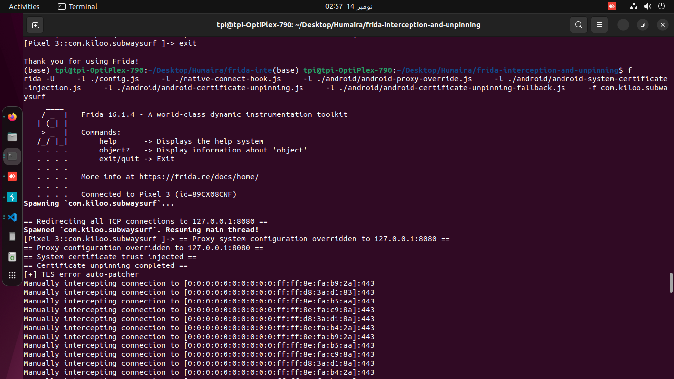 Interception Issue With No Traffic Collected · Issue 61 · Toolkit