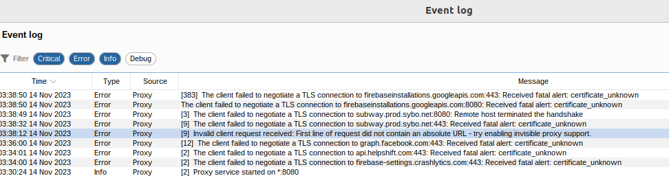 Interception issue with no traffic collected · Issue #61 · httptoolkit/frida-interception-and ...