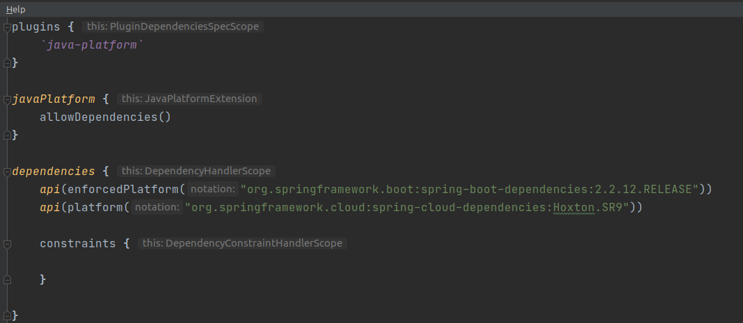 Overriding constraints based on groupId in Platfrom plugin. · Issue ...