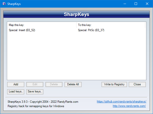 Mapping PrtSc key does not work · Issue #419 · randyrants/sharpkeys · GitHub