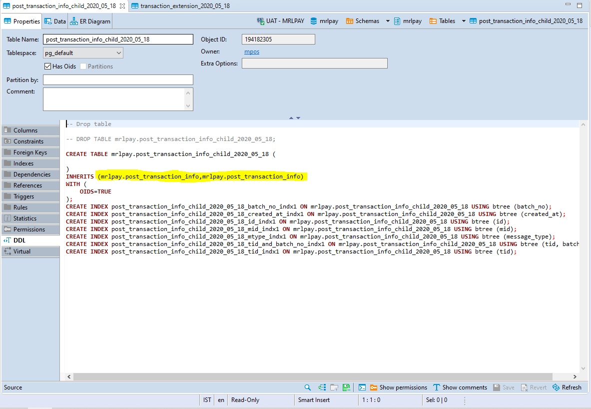 DDL table structure query syntax is wrong... · Issue #8758 · dbeaver ...