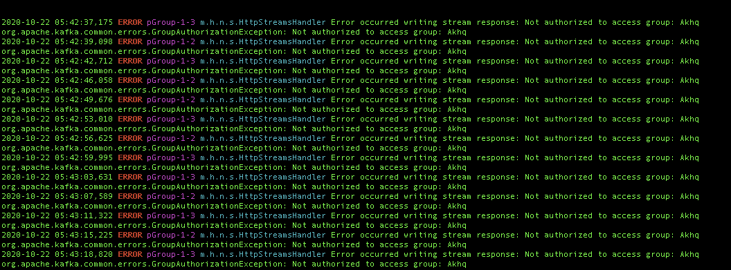 Live Tail Is Not Fetching Data · Issue 471 · Tchiotludo Akhq · Github