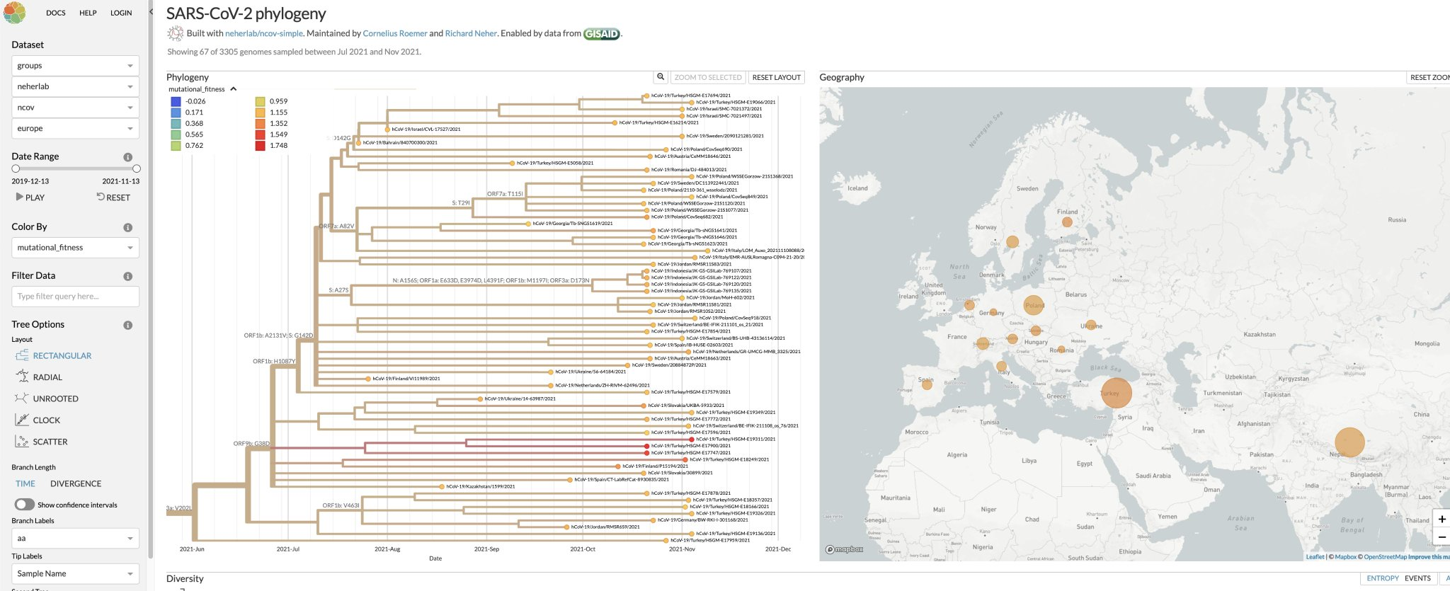Broaden AY.121 to branch with ORF3a:V202L and rename AY.121 -> AY.121.1 ...