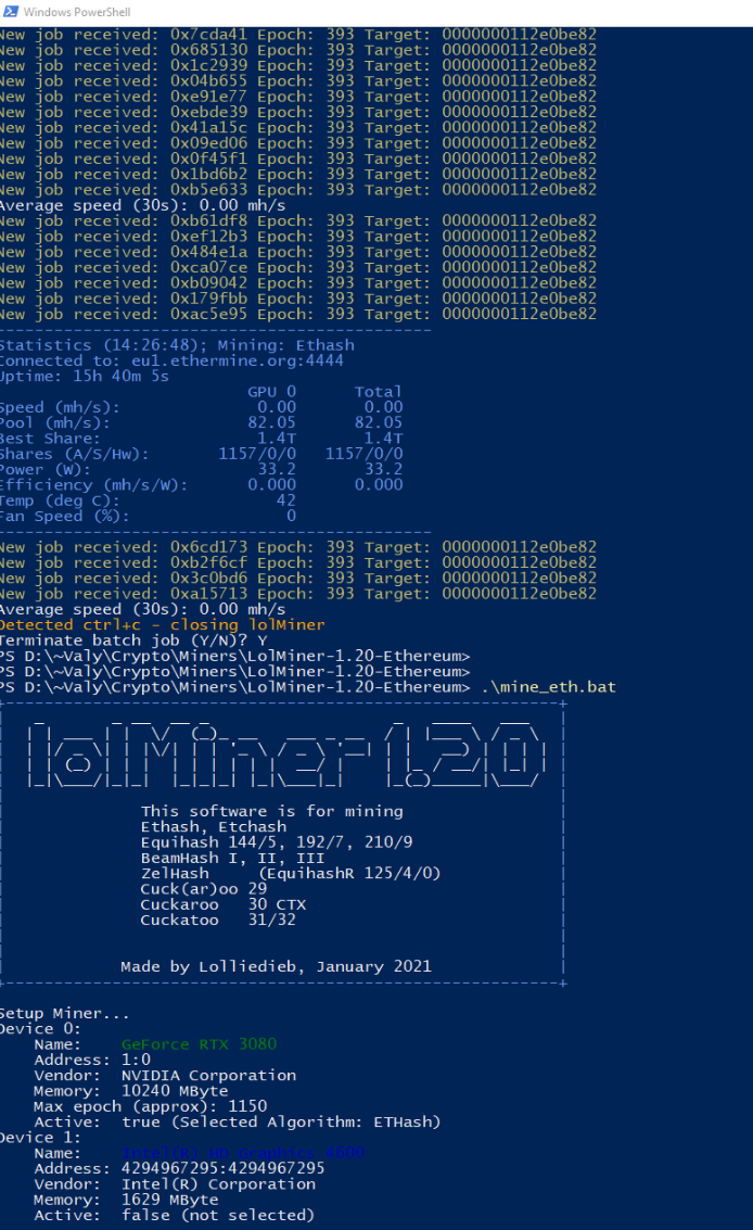 When epoch changes lolMiner stops working · Issue #215 · Lolliedieb ...