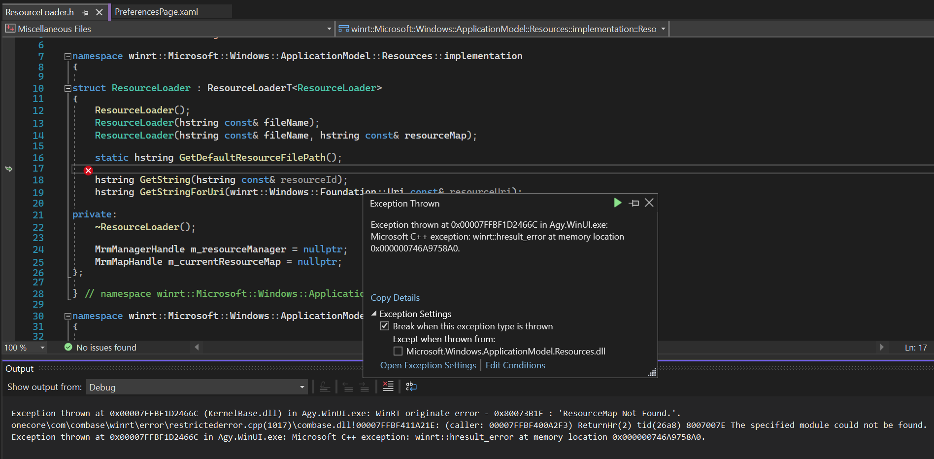 GridSplitter throws ResourceLoader exception · Issue #4352 · CommunityToolkit ...