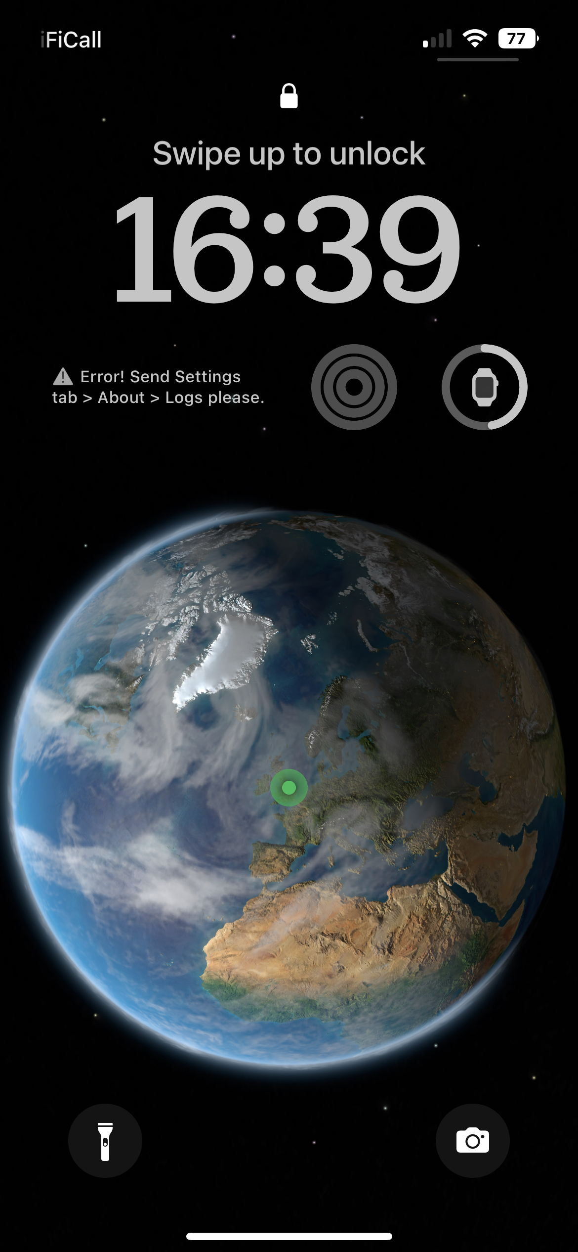 iOS 16 Lock Screen widget showing error when internet connection lost · Issue #1812 ...