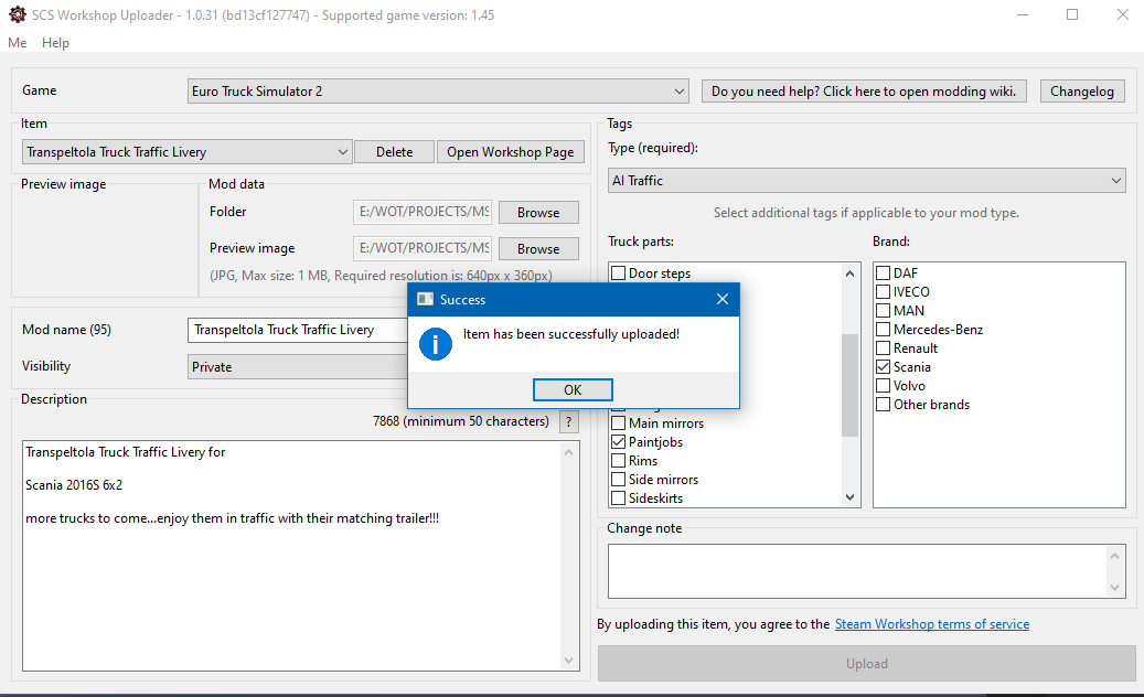 TrafficTruck scania_s_cab_a_6x2 - Corrupted automat file output · Issue #251 · WerewolfCustoms ...