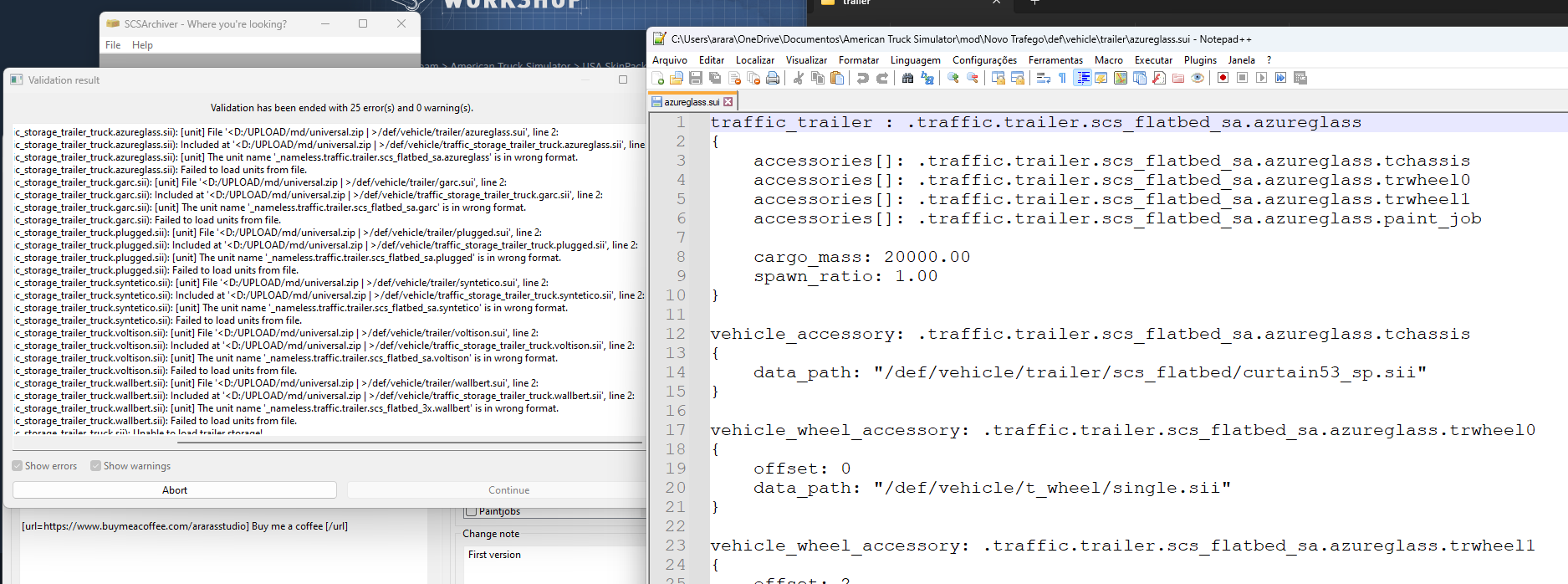 ATS TrafficTrailer TrailerType limited to 12 characters · Issue #296 · WerewolfCustoms ...