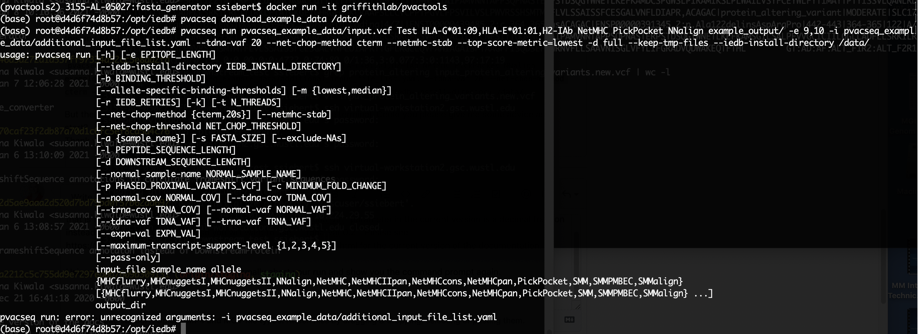 Errors during install pVactools in WSL+Conda+python3.7 · Issue #631 · griffithlab/pVACtools · GitHub
