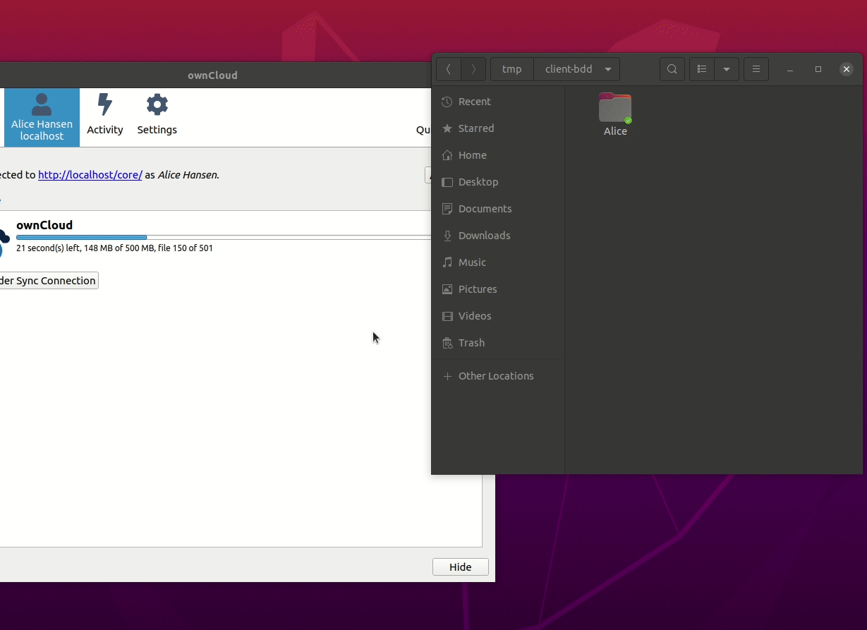 Green checkmark icon is shown in the parent folder even when files inside it are not fully ...