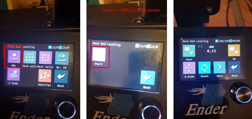 [FR] Manual Mesh Bed Leveling Screen X&Y Values and I&J (grid point ...