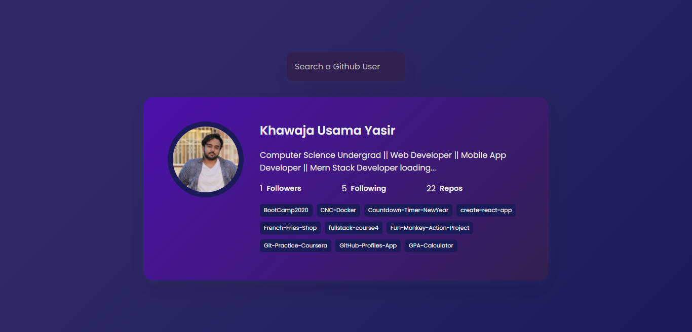 GitHub - khusamayasir/GitHub-Profiles-App: A simple JavaScript app where you can search GitHub ...