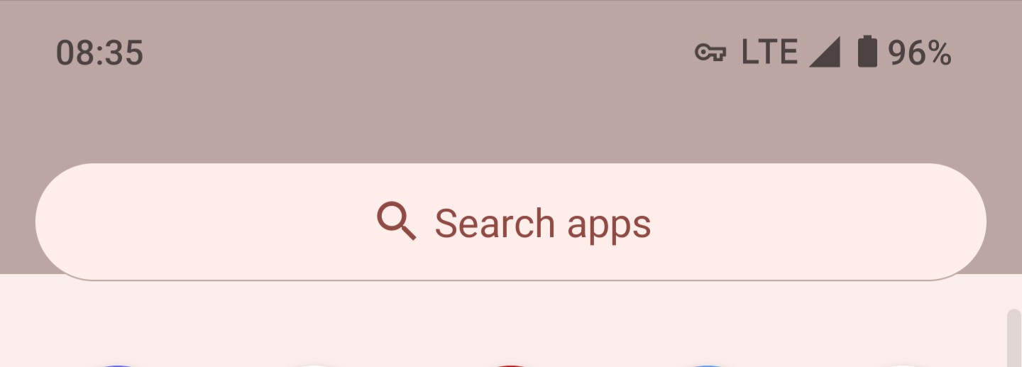 Misaligned background behind the search bar · Issue #2032 · GrapheneOS/os-issue-tracker · GitHub