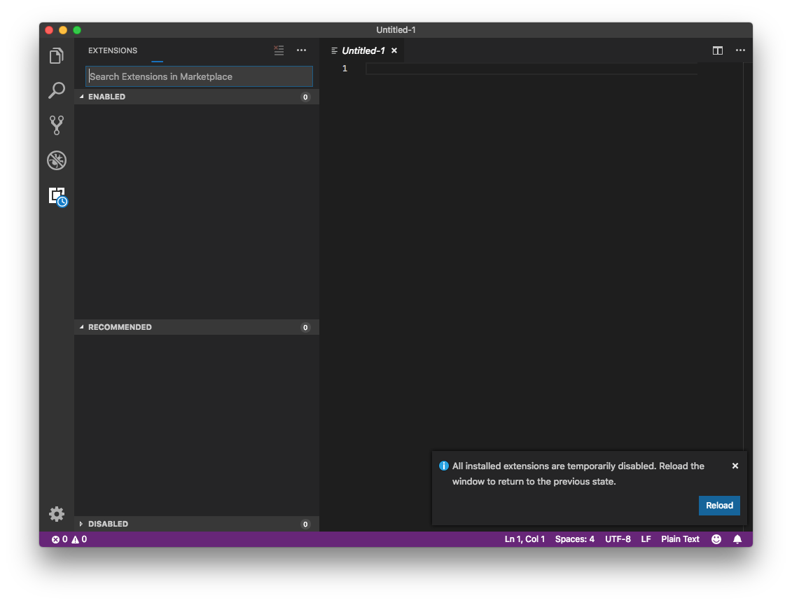 Extensions panel hangs forever · Issue #74124 · microsoft/vscode · GitHub
