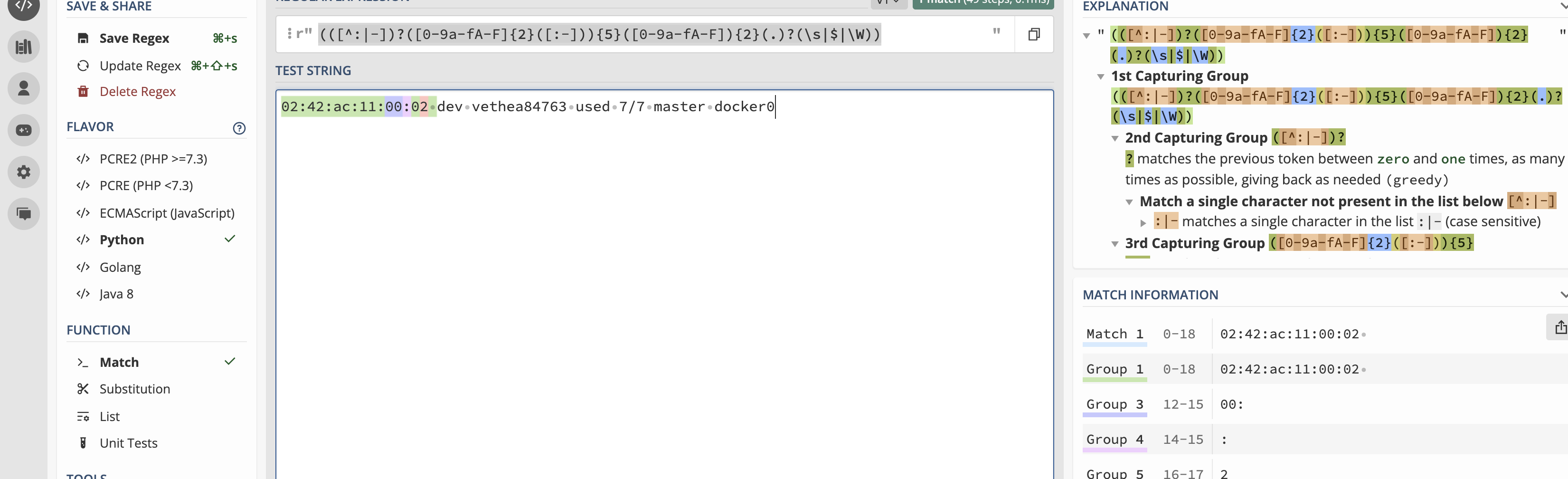 Cleaner The Regex Fails To Match If Macipv6 Is At Start Position · Issue 2829 · Sosreport 