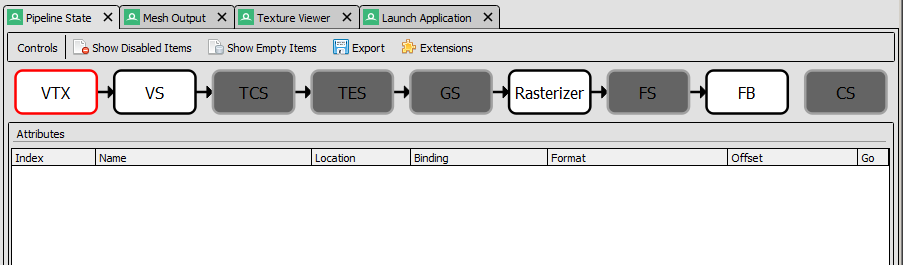 Dark theme - Disabled stages not colored in Pipeline State window · Issue #1141 · baldurk ...