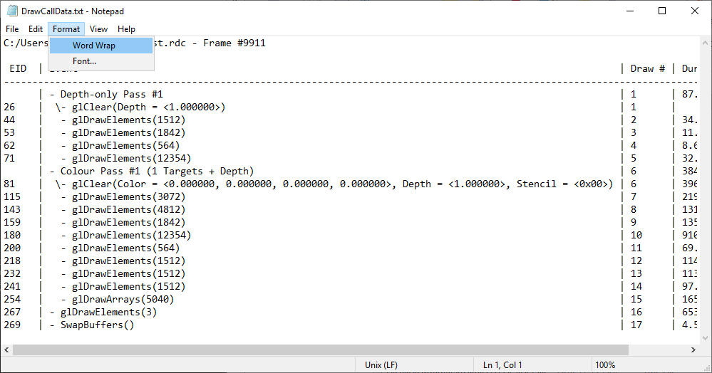Something wrong when I use the function "Export drawcall list on disk " · Issue #1246 · baldurk ...